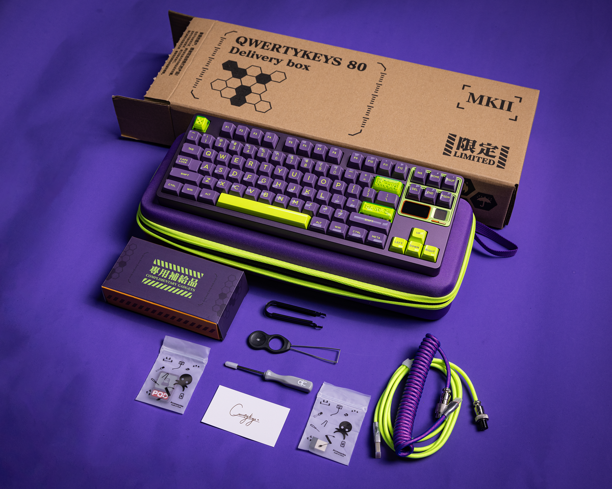 QK80 Mk2 - Limited Edition Keyboard Kit (Pre-Order) – SwitchKeys