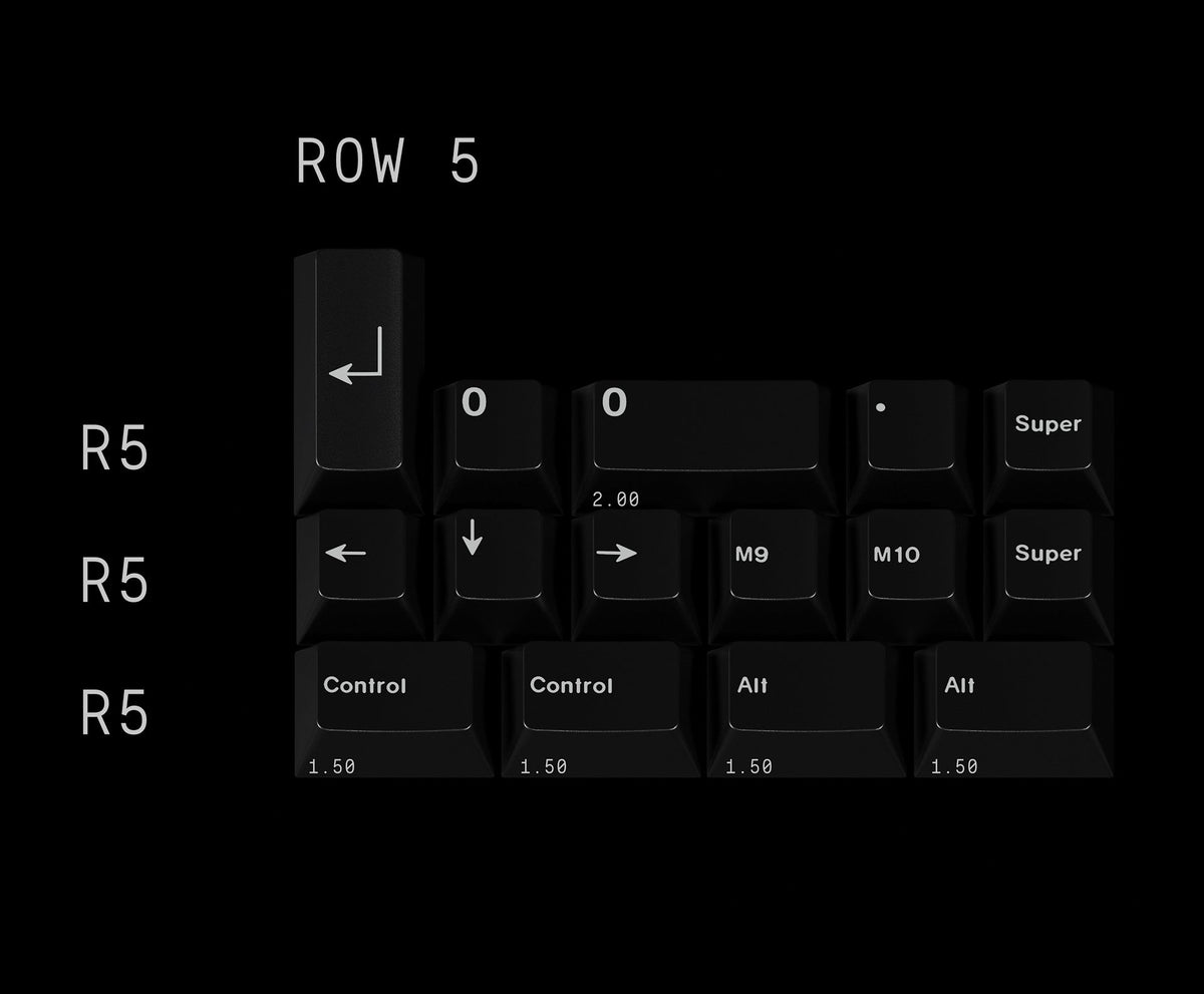 GMK Grey on Black – SwitchKeys