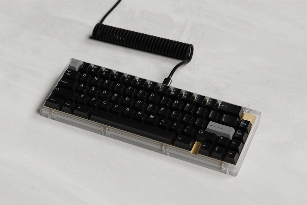 GMK Grey on Black – SwitchKeys