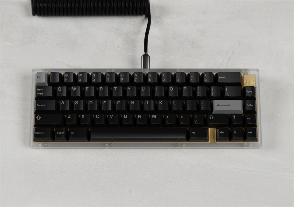 GMK Grey on Black – SwitchKeys