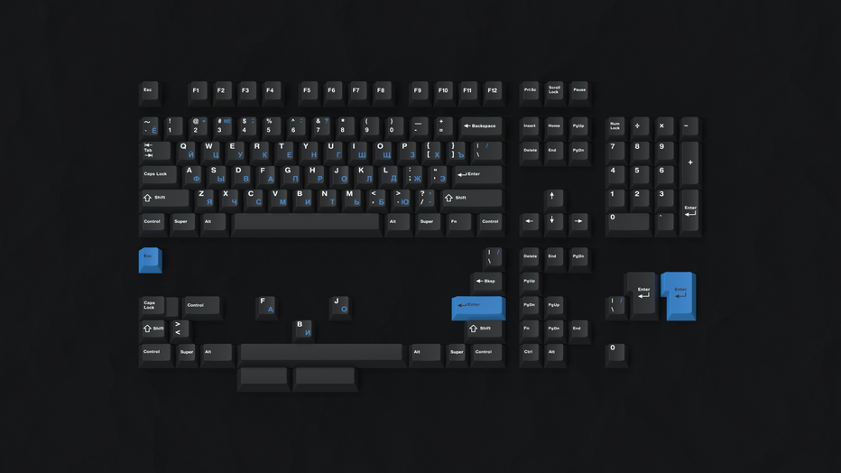 IFK Dark Cyrillic (Ended) – SwitchKeys