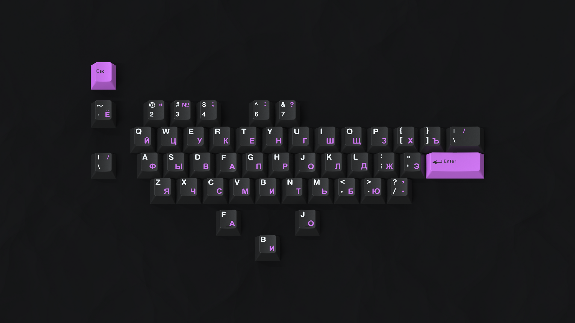 IFK Dark Cyrillic (Ended) – SwitchKeys