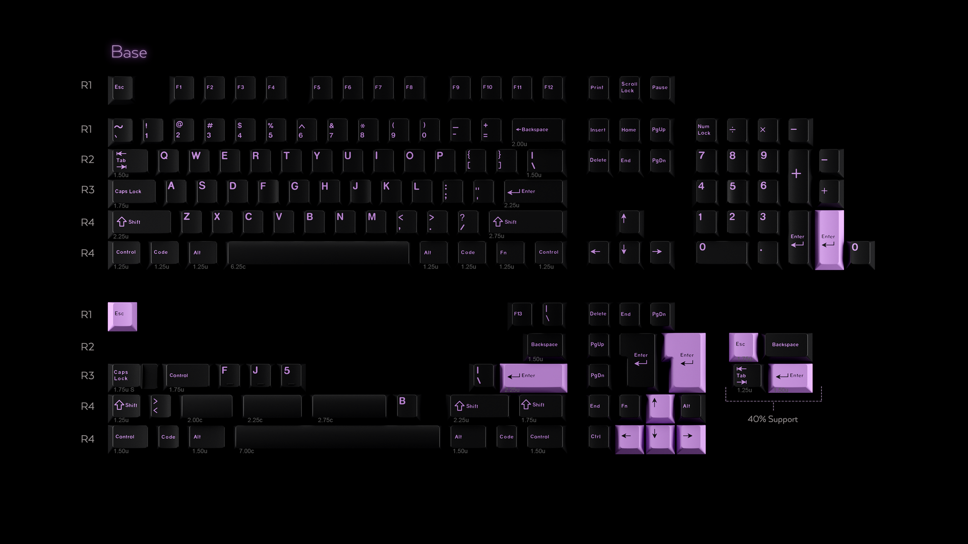 GMK Lilac on Black (Ended) – SwitchKeys