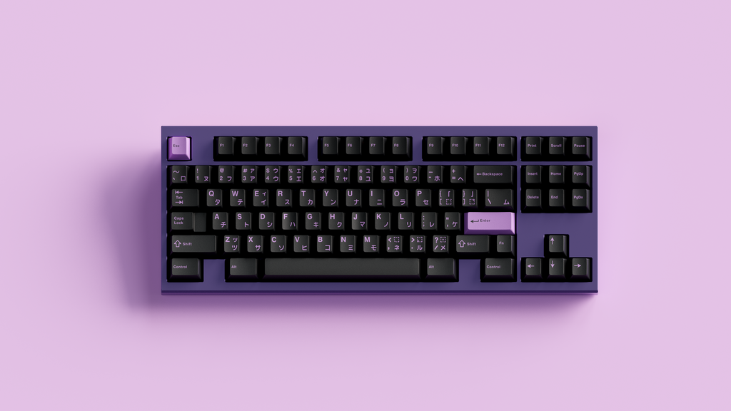 GMK Lilac on Black (Ended) – SwitchKeys